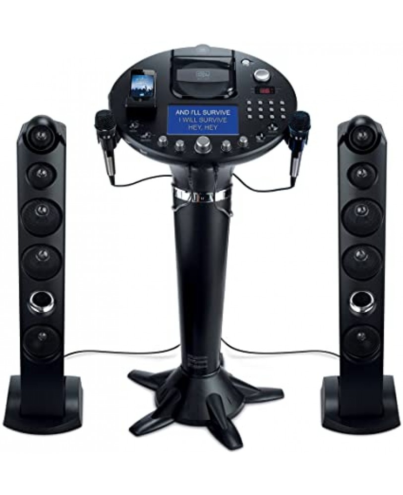 Système de KARAOKÉ avec 2 micros et Écran couleur de 7" Singing Machine ...